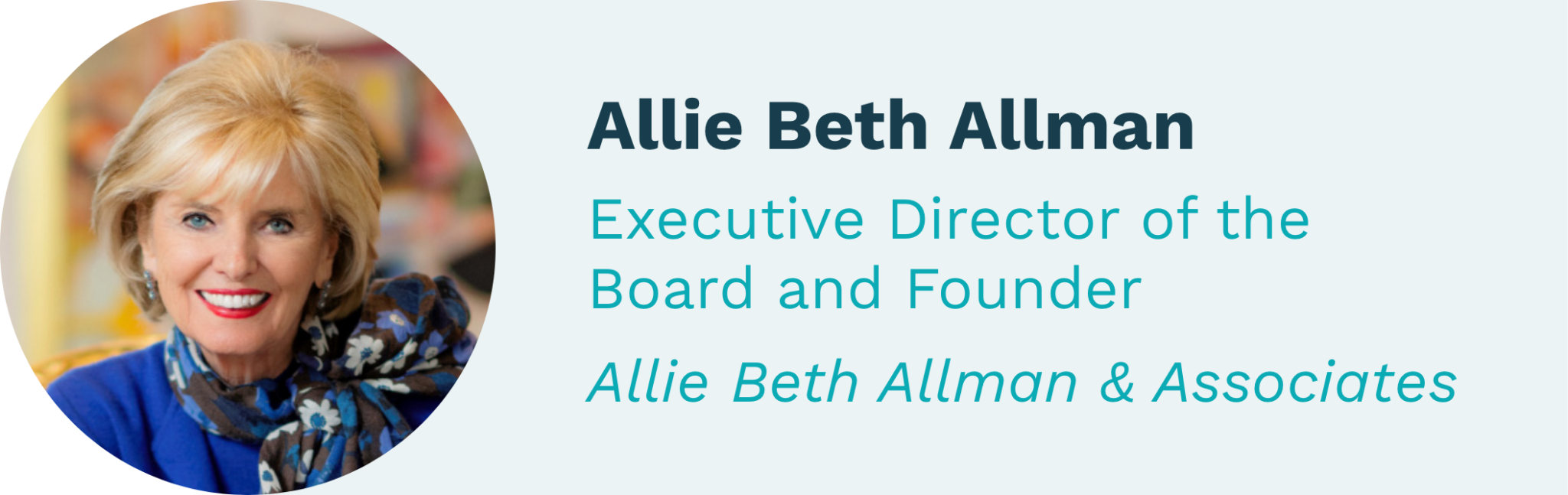 Meet the Laureates: Allie Beth Allman - Junior Achievement of Dallas